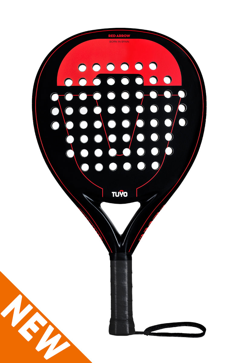 Red Arrow - padel racket teardrop shape for beginners with ambition – TUYO