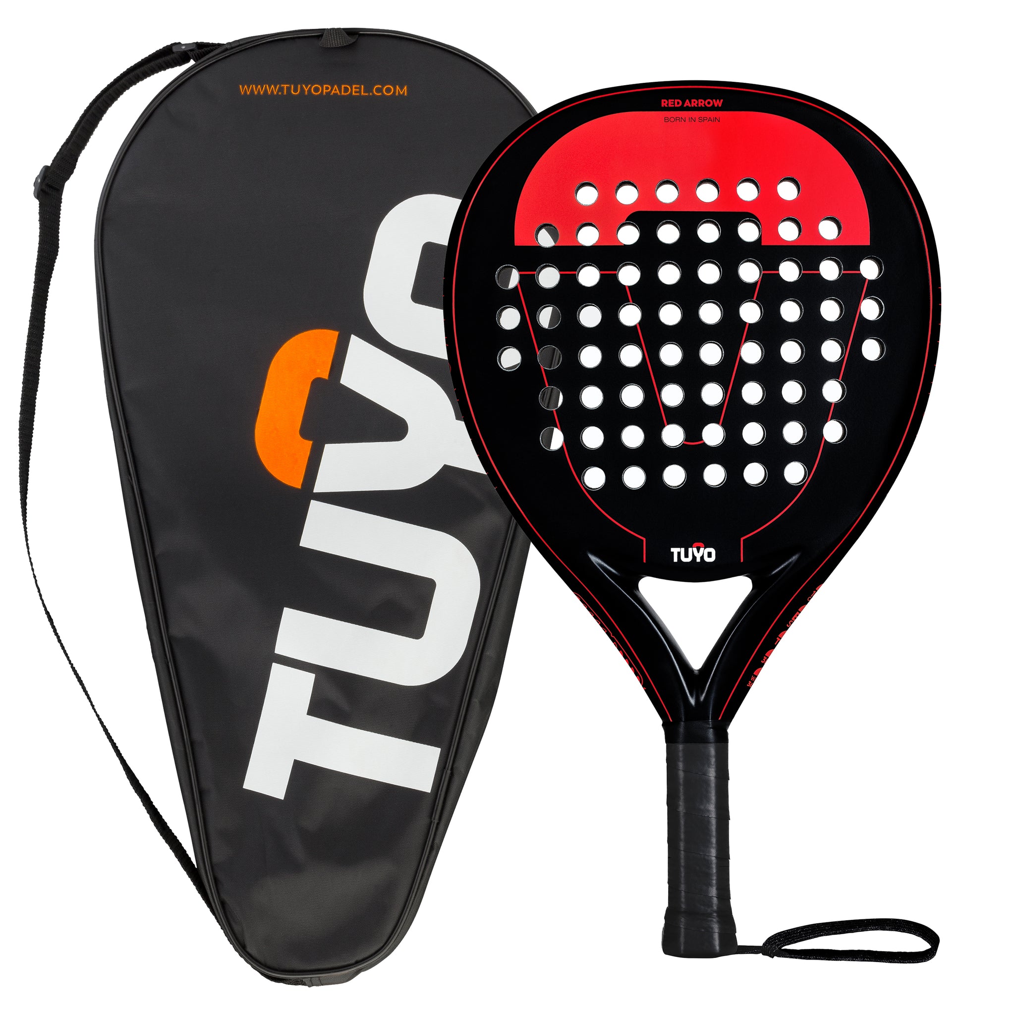 Red Arrow - padel racket teardrop shape for beginners with ambition – TUYO